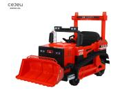 China 2-in-1 Kids Ride On Bulldozer Forklift Truck 12V with Music and Lights for Ages 3-8 for sale
