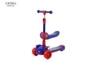 China 3 Wheeled Kids Scooter Height Adjustable for Toddlers Ages 3-8 with PU Flash Wheels for sale