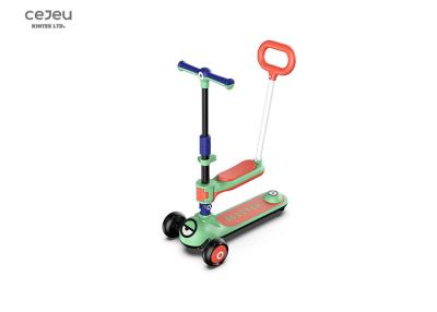 China 3 Wheeled Baby Kick Scooter with Adjustable Height Handle for Ages 3-8 for sale