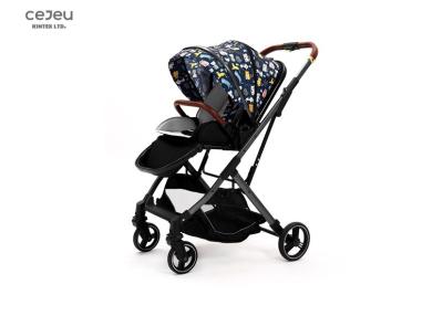 China Lightweight Compact Stroller with Upgraded Wheels One Hand Foldable 25kg Capacity for sale