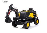 China Kids Ride On Excavator 12V Battery Powered Toy Engineering Vehicle with Music and Lights for sale