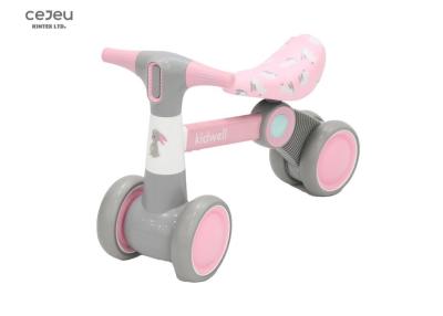 China Baby Balance Bike Adjustable Ride On Toys for Toddlers 1-3 Years 4 Wheel Carbon Steel for sale