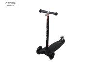 China Plastic PU Flash 3 Wheel Kids Scooter for Boys Girls 50kg Load 82cm Height for sale