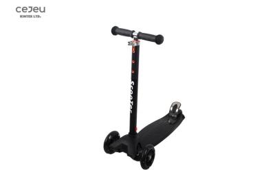 China Plastic PU Flash 3 Wheel Kids Scooter for Boys Girls 50kg Load 82cm Height for sale