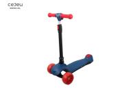 China Kids 3 Wheel Kick Scooter With Adjustable Height 110lbs Load for sale