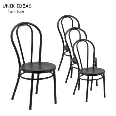China Vintage Curved Metal Dining Chair 4.6kg Bentwood Thonet Style Indoor Outdoor for sale