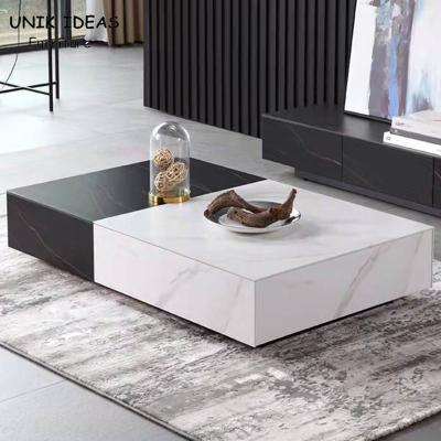 China American Style Luxury Wrought Iron Marble Center Table 130x80x26 cm Customizable for sale