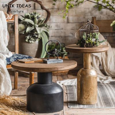 China Antique Hand Carved Solid Wood Center Table 8.5kg Round Decorative Luxury for sale
