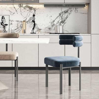 China Italian Style Half Arc Folding Armchair Home Leisure Dining Chair 13mm Steel Tube for sale