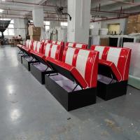 China 1950s Retro American Restaurant Fast Food Booth Seating Long Sofa 1200mm Customizable for sale