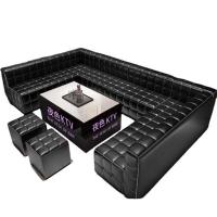 China Customizable PU Leather Night Club Long Bench Booth Seating 750x350x350 CM KTV Bar Furniture for sale