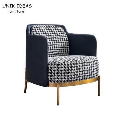 China Modern Fabric Single Seater Armchair Living Room Set 72x78x78cm Leisure Hotel Sofa for sale