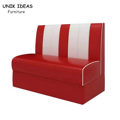 China Modern Design American Retro Restaurant Sofa Set Single Side Dining Long Counch for sale