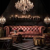 China Commercial 3 Seater Club Lounge Sofa Antique Luxury VIP Upholstered Ash Wood Legs 220cm for sale