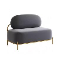 China Round Leisure Sectional Couch Set Modern Velvet Fabric Customizable Living Room Sofa for sale