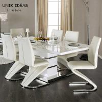 China MDF Extendable Dining Table Set 6 / 8 Seat For Modern Apartment for sale