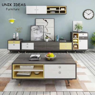 China Luxury Small Wooden Center Coffee Table Anti Scratch 25mm Thickness MDF for Office Living Room for sale