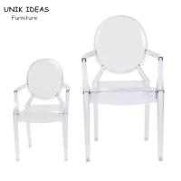 China Transparent Acrylic Ghost Chair 40x40x94.5cm for Wedding Event Party for sale