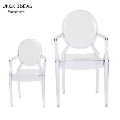 China Transparent Acrylic Ghost Chair 40x40x94.5cm for Wedding Event Party for sale