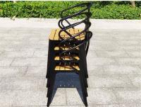China Aluminum PE Rattan Bistro Chair Set Outdoor Garden Patio Furniture 2 Seats for sale