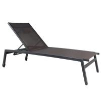 China Aluminum Swimming Pool Chaise Lounge Outdoor Sun Lounger Beach Daybed Leisure Furniture for sale
