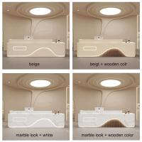 China Customizable Restaurant Bar Counter Durable Plywood MDF Reception Desk for Coffee Shop Fast Food for sale