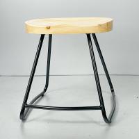China Industrial Metal Wood Bar Table and Chairs Set Customizable Height High Stools for Bar Furniture for sale
