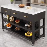 China Wholesale Metal Restaurant Dining Side Table with Storage Cabinet 10 Piece MOQ for sale