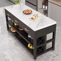 China Wholesale Metal Restaurant Dining Side Table with Storage Cabinet 10 Piece MOQ for sale