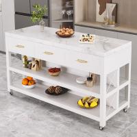 China Wholesale Metal Restaurant Dining Side Table with Storage Cabinet 10 Piece MOQ for sale