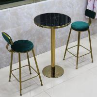 China Wholesale Rectangle Metal Wood Bar Counter for Home Restaurant 120cm for sale
