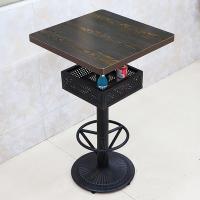 China Wholesale Commercial Bar Table and Chairs Set High Top Bistro Furniture 42 Inch for sale