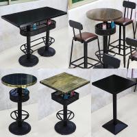 China Wholesale Commercial Bar Table and Chairs Set High Top Bistro Furniture 42 Inch for sale