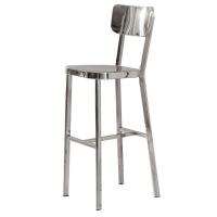 China Industrial Outdoor Bistro Stainless Steel KTV Chair and SH60cm Bar Table Set for sale