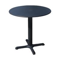China Steel Outdoor Cafe Terrace Folding Bistro Patio Garden Table 70x70x72cm for sale