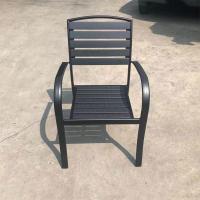China WPC Aluminum Outdoor Dining Table and Chairs Set 60cm 80cm Custom Patio Furniture for sale