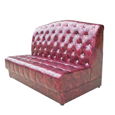 China Custom Restaurant Corner Sofa Fabric Leather 140x55x105cm Commercial Seating for sale