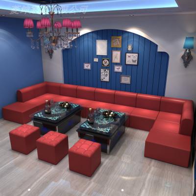 China Custom Solid Wood Nightclub Lounge Sofa Booth Seating for Bar Club Disco Furniture for sale