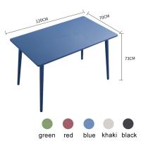 China Stackable Outdoor Garden Coffee Table and Chair Set Waterproof Metal Patio Furniture 4 Piece for sale