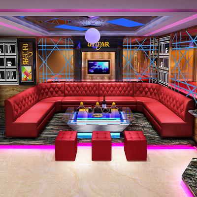 China Modern Hotel Lounge Circular Sofa for Villa Area Night Club Booth Seating Custom Size for sale