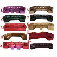 China Custom U Shaped Bench Sofa Lounge Booth Seating for Cafe Restaurant Modern 2 Seater for sale