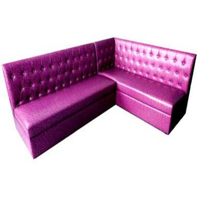 China Custom U Shaped Bench Sofa Lounge Booth Seating for Cafe Restaurant Modern 2 Seater for sale