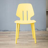 China Nordic Modern PP Plastic Hotel Dining Chair 45x45x83 cm Outdoor Leisure Garden Chair for sale