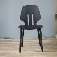 China Nordic Modern PP Plastic Hotel Dining Chair 45x45x83 cm Outdoor Leisure Garden Chair for sale