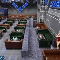China Luxury Bar Booth Sofa Set Club Furniture KTV Lobby Seating Custom Size 1200mm for sale