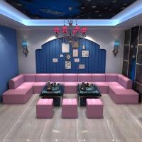 China Luxury Bar Booth Sofa Set Club Furniture KTV Lobby Seating Custom Size 1200mm for sale