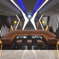 China Luxury Bar Booth Sofa Set Club Furniture KTV Lobby Seating Custom Size 1200mm for sale