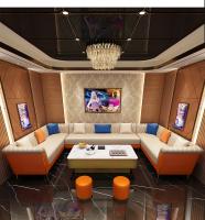 China Custom Modern PU Leather L Shape Bar Lounge Sofa for Restaurant Nightclub Booth Seating for sale