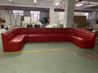 China Custom PU Leather Banquette Seating Booth Sofa Bench 120x60x105cm Restaurant Furniture for sale