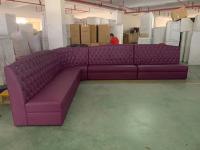 China Custom PU Leather Banquette Seating Booth Sofa Bench 120x60x105cm Restaurant Furniture for sale